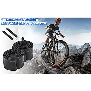 Bike Tube 24 x 2.125/2.35,Compatible with 24 Inch 2.10-2.40 Schrader Valve 35MM Bicycle Inner Tube Pack of 2