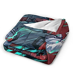 My Hero Academia Blanket Boku No Hero Academia Deku Boku No Hero Hero Blanket Hugs Fashion Fuzzy Blankets and Throws for Travel Sofa Bed Dormitory 80x60 in Queen