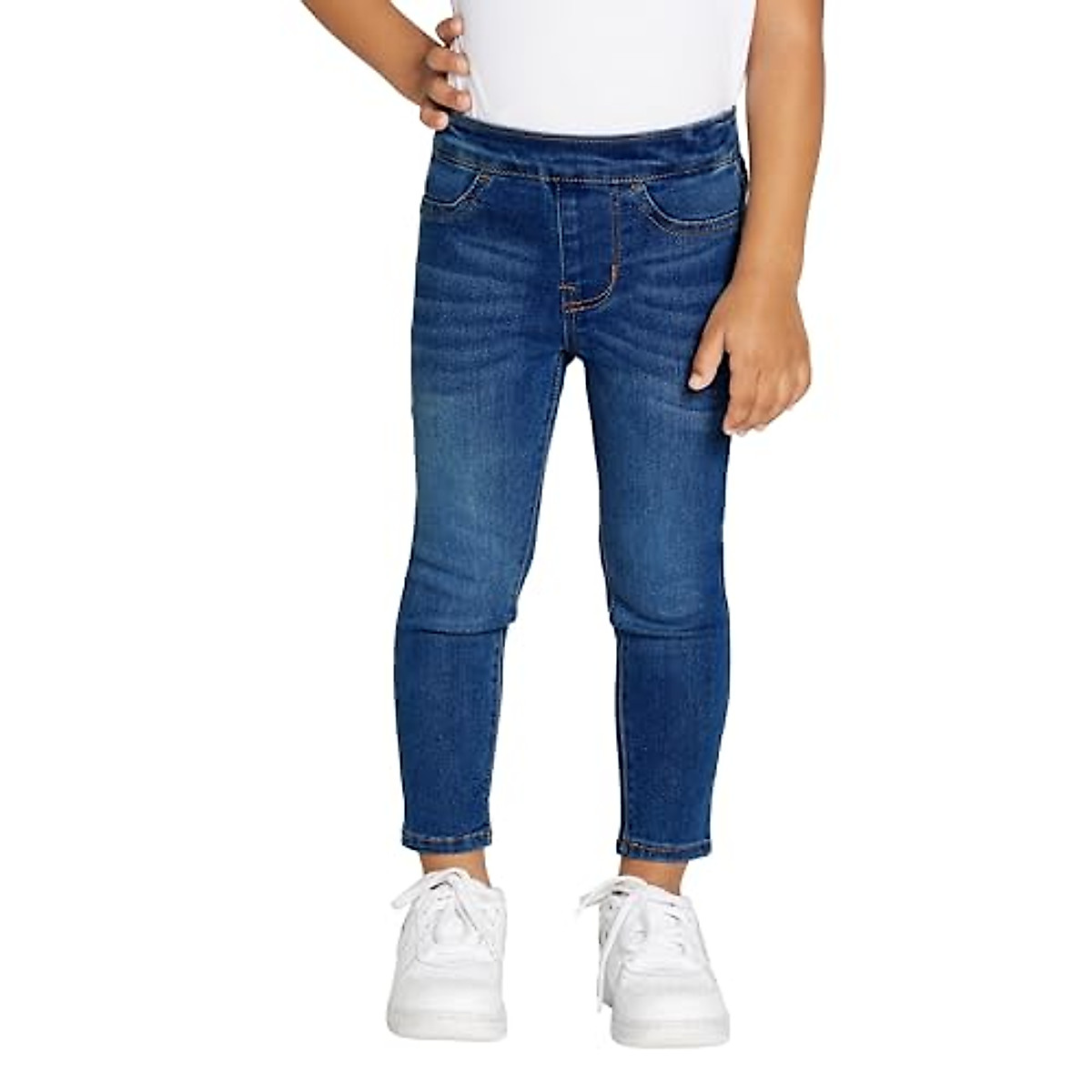 Levi's Girls' Little Skinny Fit Pull On Jeggings, Sweetwater, 6