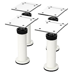 IKEA - Capita Leg, 4 3/8-4 3/4 (X4) (4 3/8-4 3/4" (X4), White)