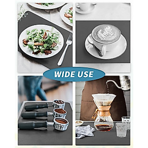 AMOAMI-Coffee Mat Hide Stain Rubber Backed Absorbent Dish Drying Mat for Kitchen Counter-Coffee Bar Accessories Fit Under Coffee Maker Coffee Machine Coffee Pot Espresso Machine Dish Rack 12"x19