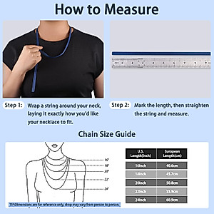 Jewlpire 18K Over Gold Chain Necklace for Women Girls- 0.8mm Box Chain 925 Sterling Silver Chain Super Thin & Sturdy Women's Chain Necklaces 16 Inch