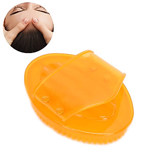 Meridians Massage Brush, Whole Body Relaxation Massage Comb Essential Oil Brush Body Scrubber Bath Body Brushes SPA Massager Device Health Care Washing Hair Scalp Shower (#2)