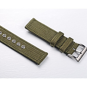 torbollo Men's Watch Bands,Quick Release 22mm Nylon Watch Strap, Soft Replacement Wrap Compatible with Smart Watch or Traditional Watch