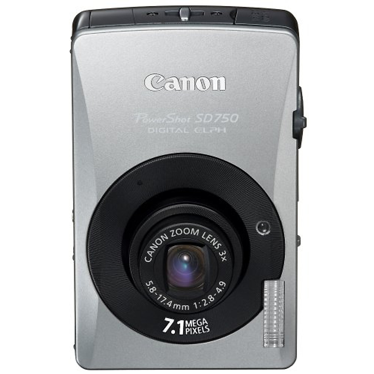 Canon PowerShot SD750 7.1MP Digital Elph Camera with 3x Optical Zoom (Black)