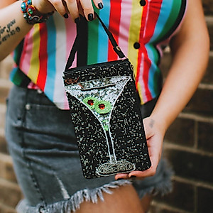 Bamboo Trading Company SHB405 Dirty Martini Club Bag, 8-inch Height