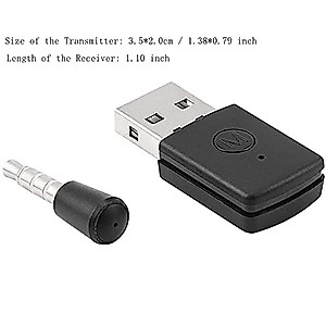 Bluetooth Dongle Adapter USB 4.0, Wireless Adapter/Dongle Receiver and Transmitters for PS4 Playstation Controller Bluetooth Headset