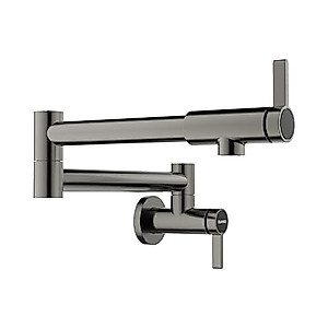 BLANCO 527487 Culina II Wall-Mounted Pot Filler - Satin Dark Steel