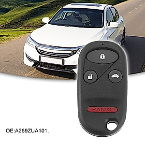 ACROPIX Keyless Entry Remote Fit for Honda Accord - Pack of 1 Black