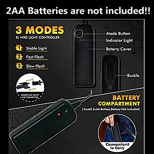 Halloween Led Light Up Clown Mask, LED Mask Halloween Scary Mask Clown Cosplay LED Creepy Costume Mask for Halloween Festival Party,Red