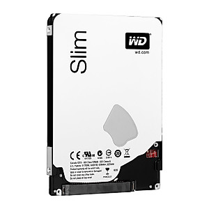 WD Blue 1TB Laptop 7mm Hard Drive: 2.5 Inch, SATA 6Gb/s, 5400 RPM, 8MB Cache (WD10SPCX),Black, grey
