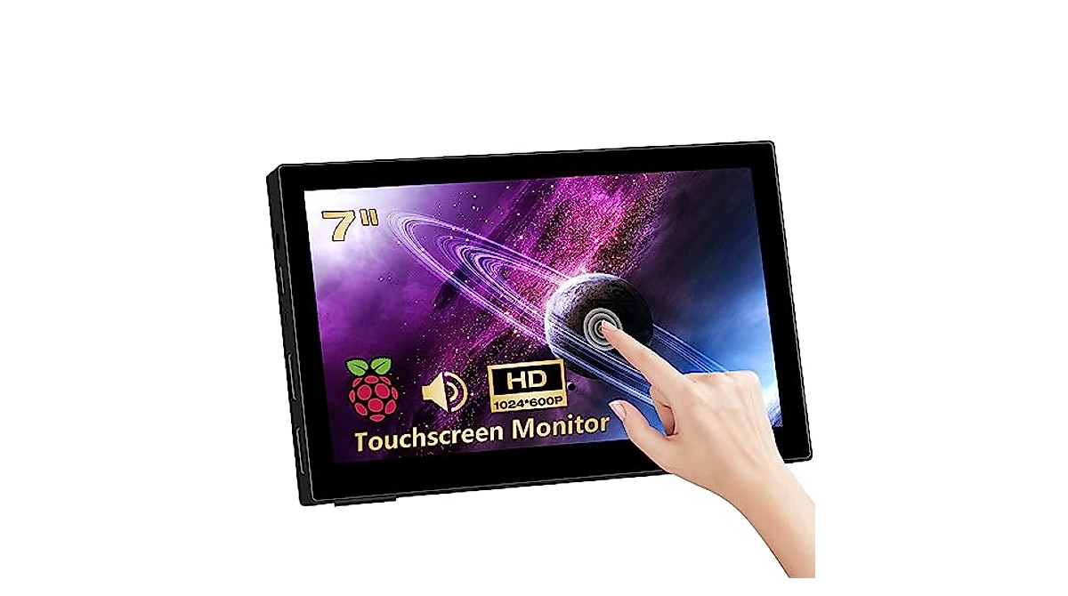 Portable 7" Touchscreen Monitor for Gaming & Travel