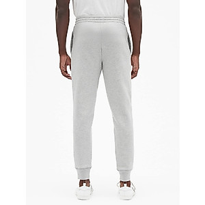 GAP Mens Logo Fleece Joggers Sweatpants, Light Heather Grey, X-Large US