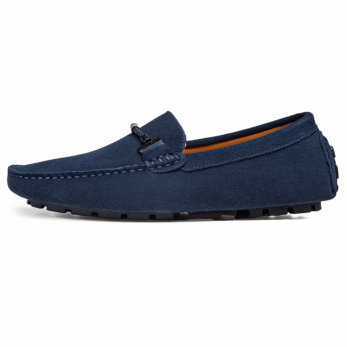 Go Tour New Mens Casual Loafers Moccasins Slip On Driving Shoes Blue 10/44