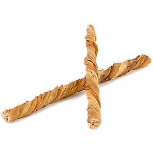 Best Dog Chews Tripe Twists 100% Natural Delicious and Rich in Protein Long Lasting Crunchy Treats Beef Jerky, Bully Sticks for All Breed Sizes Dogs and Puppies - 10 inch (6 Count)