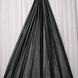 Anderson's Black Gossamer Wedding Decorating Fabric, 59 Inches x 100 Yards