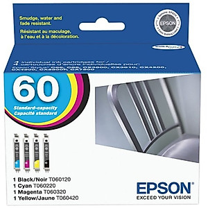 Epson T060120-BCS DURABrite Black And Color Combo Pack Standard Capacity -Cartridge -Ink