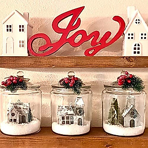 KEEPAA 10Pcs Christmas Artificial Berries Pine Cones Stems Decor, Faux Red Berry Stem Simulation Pinecones Branches for Xmas Tree Decorations, Floral Arrangement DIY Wreath Winter Holiday Décor