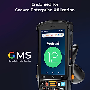 MUNBYN Android Barcode Scanner 082Pro, Android 12 Barcode Scanner, Equipped with Honeywell HS7 Barcode Scanner, 3GB+32GB Android Handheld PDA, IP67 Rugged Android Scanner for Inventory Tracking 2024
