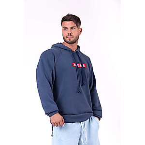 NEBBIA Red Label Hoodie 149 Dark Blue