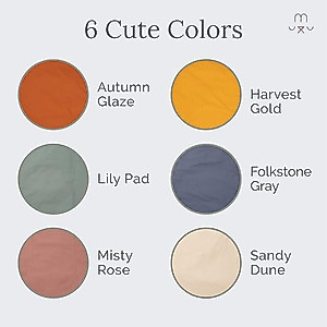 Natemia Portable Diaper Changing Pad - Light, Soft & Machine Washable Percale Cotton Foldable Baby Changing Mat