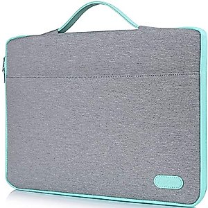 ProCase 14-15.6 Inch Laptop Sleeve Case Protective Bag, Ultrabook Notebook Carrying Case Handbag for MacBook Pro 16" 14" 15" 15.6" Dell Lenovo HP Acer ASUS Samsung Chromebook Computer -Light Grey