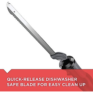 BLACK+DECKER Electric Carving Knife, Black