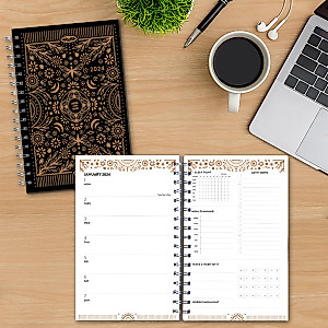 Goal Getter 2024 Weekly & Monthly Planner, 16-Month Lifestyle Planner: September 2023 - December 2024, 9" x 6" - Here and Now