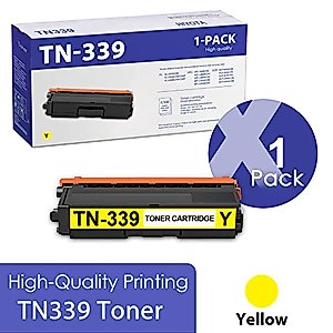 HIYOTA Compatible TN-339 TN339 Yellow Extra High Yield Toner Cartridge Replacement for Brother TN339 HL-L8250CDN L8350CDW/CDWT MFC-L8600CDW L8850CDW DCP-9055CDN 9270CDN L8400CDN Printers | TN 339 1PK