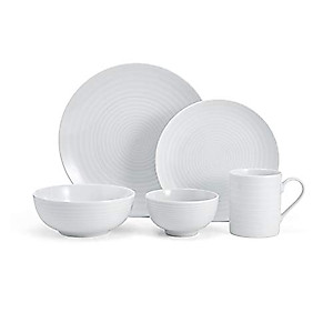 Mikasa Cheers 40-Piece Dinnerware Set, Service for 8, White