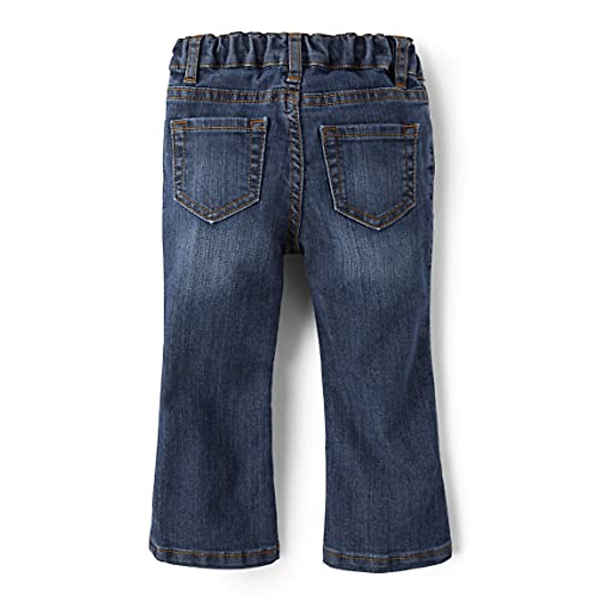 The Children's Place,baby-girls,And Toddler Girls Basic Bootcut Jeans,Indigo Stone/Victory Blue Wash 2 Pack,3T