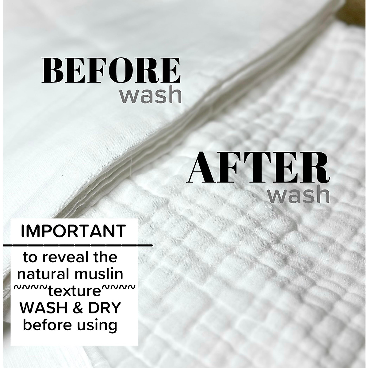A-Zzz 100% Muslin Cotton Duvet Cover - Convertible to Cooling Adult Muslin Blanket/Light Summer Comforter, Hot Sleeper, Breathable Gauze, Zipper Closure, 2 Pillowcases (White, King (U.S. Standard))