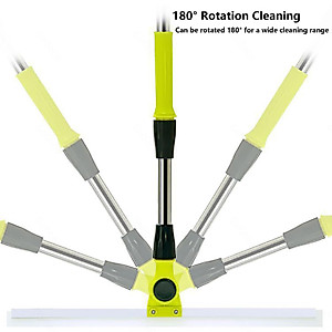 Air Broom as Seen on Tv, with 51 Long Handle Magic Broom Sweeper, Broomi for Concrete Floor,Bathroom Tile