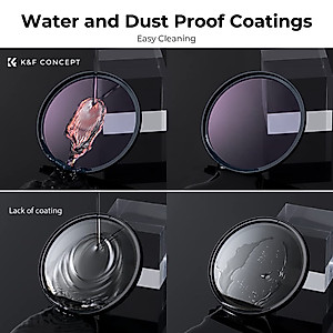 K&F Concept 82mm Clear-Natural Night Filter Light Pollution Reduction Filter for Night Sky/Star (Nano-X Series)