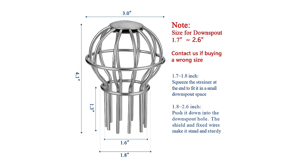 Durable Gutter Guard Strainer for Easy Installation