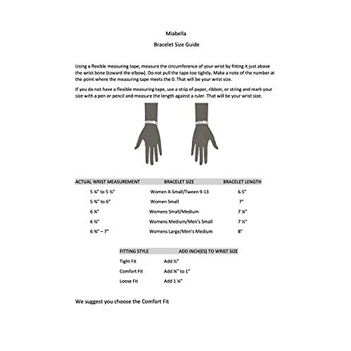 Miabella Solid 925 Sterling Silver Italian 5mm Diamond-Cut Figaro Chain Bracelet for Women Men, Made in Italy (Length 6.5 Inches)