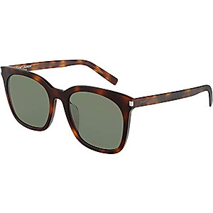 Saint Laurent SL 285/F SLIM HAVANA/GREEN 54/20/150 men Sunglasses
