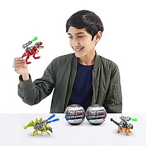 5 Surprise Dino Strike Series 5 Color Change (2 Pack) by ZURU Mystery Collectible Mini Dinosaur Toys Fossils Capsules for Boys and Kids (2 Pack)