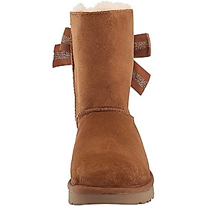 UGG baby girls Jesse Bow Ii Boot, Chestnut, 4-5 Toddler US