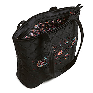 Vera Bradley Velvet Small Vera Tote Bag, Winter Ornaments