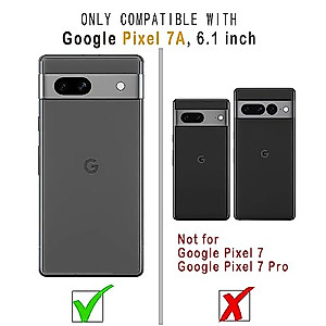 ZOEVEES for Google Pixel 7A Case with Screen Protector and Camera Protector, Built-in 360° Ring Holder Magnetic Stand, Luxury Electroplated Plating Edge Shockproof Protective Phone Cover, Pink