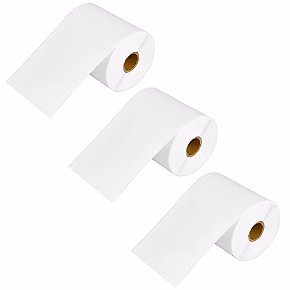 USUPERINK 3 Roll Compatible for Brother RDS01U2 White Continuous Paper Label Mobile Solutions Barcodes Tapes 4" x 145' (102mm x 42.8m) use in for TD-4000 TD-4100N Printer