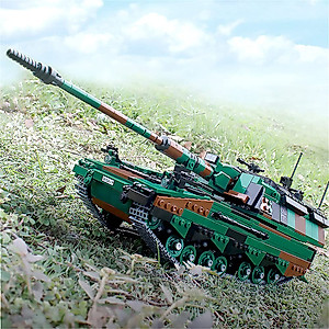 MEOA Germany Military Building Sets 1345pcs Panzerhaubitze 2000 Self-Propelled Cannon Building Blocks Bricks Stem Toys for Boys