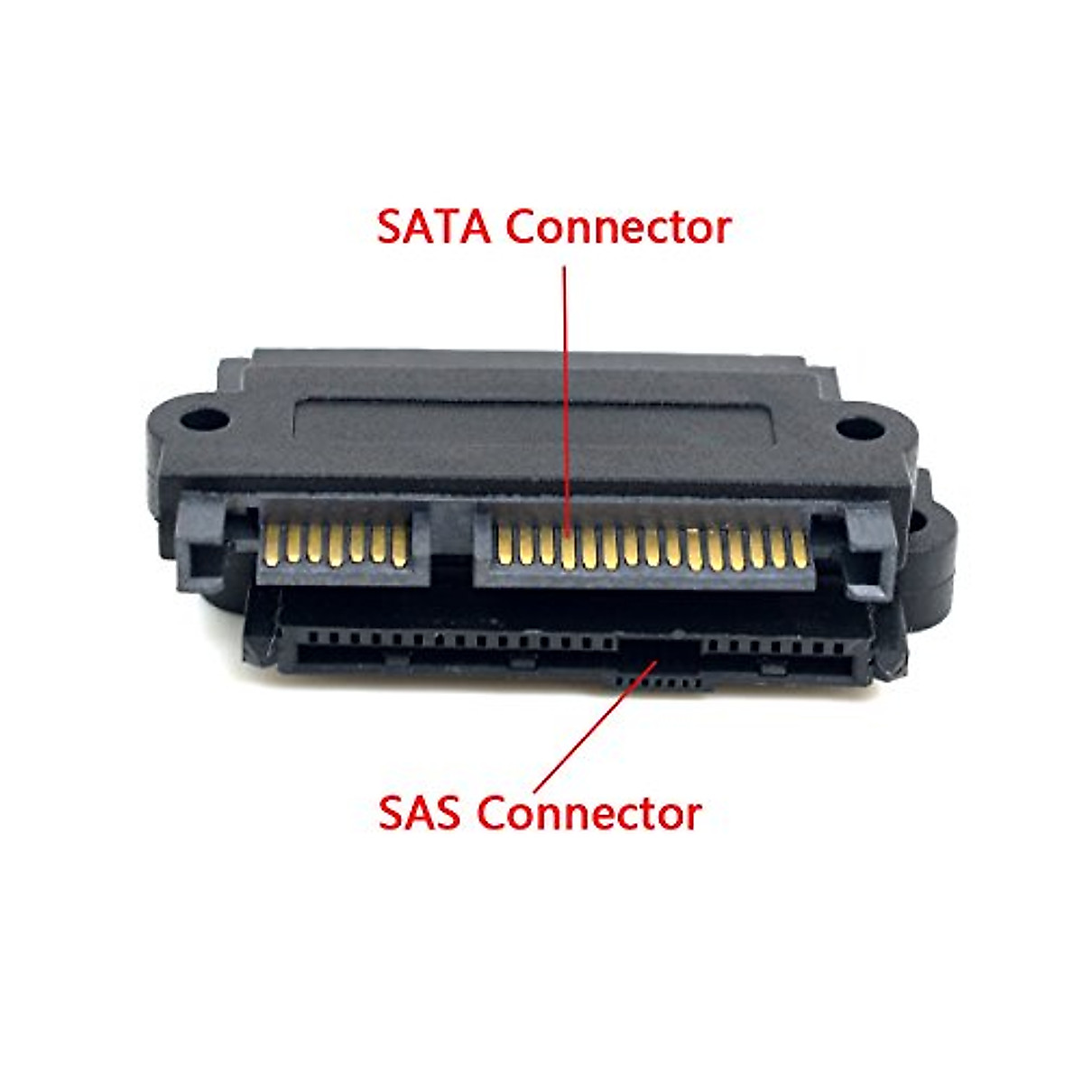 chenyang SAS to SATA Adapter SFF-8482 29Pin SAS Hard Disk Drive to Motherboard SATA 22Pin Converter Adapter