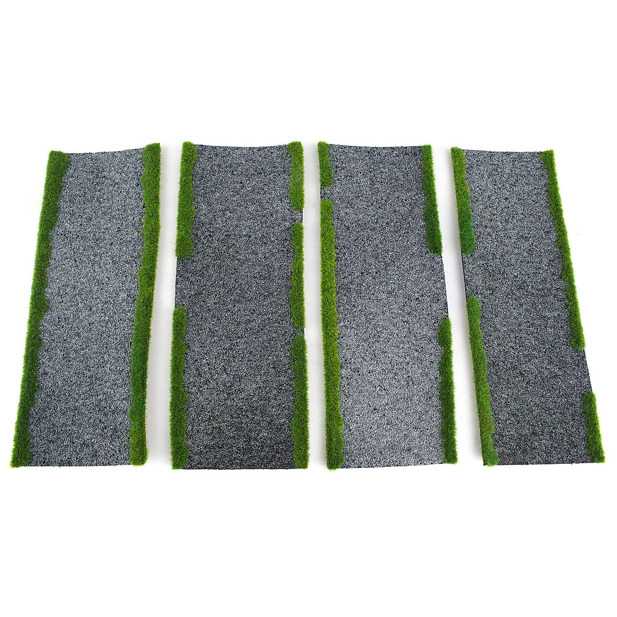 War World Gaming Road Straight Sections Set of 4 – 28mm Wargaming Scenery Terrain Model Diorama