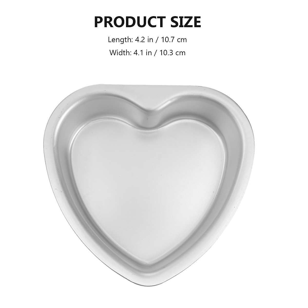 Cake Tin Pans Heart Shaped Cake Pan Aluminium Cake Mold, 4 Inch Cake Tray Tin Baking Mold Cheese Bread Tray Chocolate Cupcake Pans Baking Cake Tin