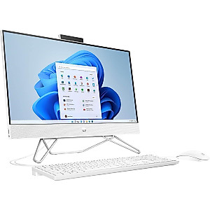 HP 24-cb1217c All-in-One Computer - AMD Ryzen 3 5425U Quad-core - 2.70 GHz - 8 GB RAM - 1 TB HDD - 256 GB SSD - 23.8" Full HD 1920 x 1080 Touchscreen Display