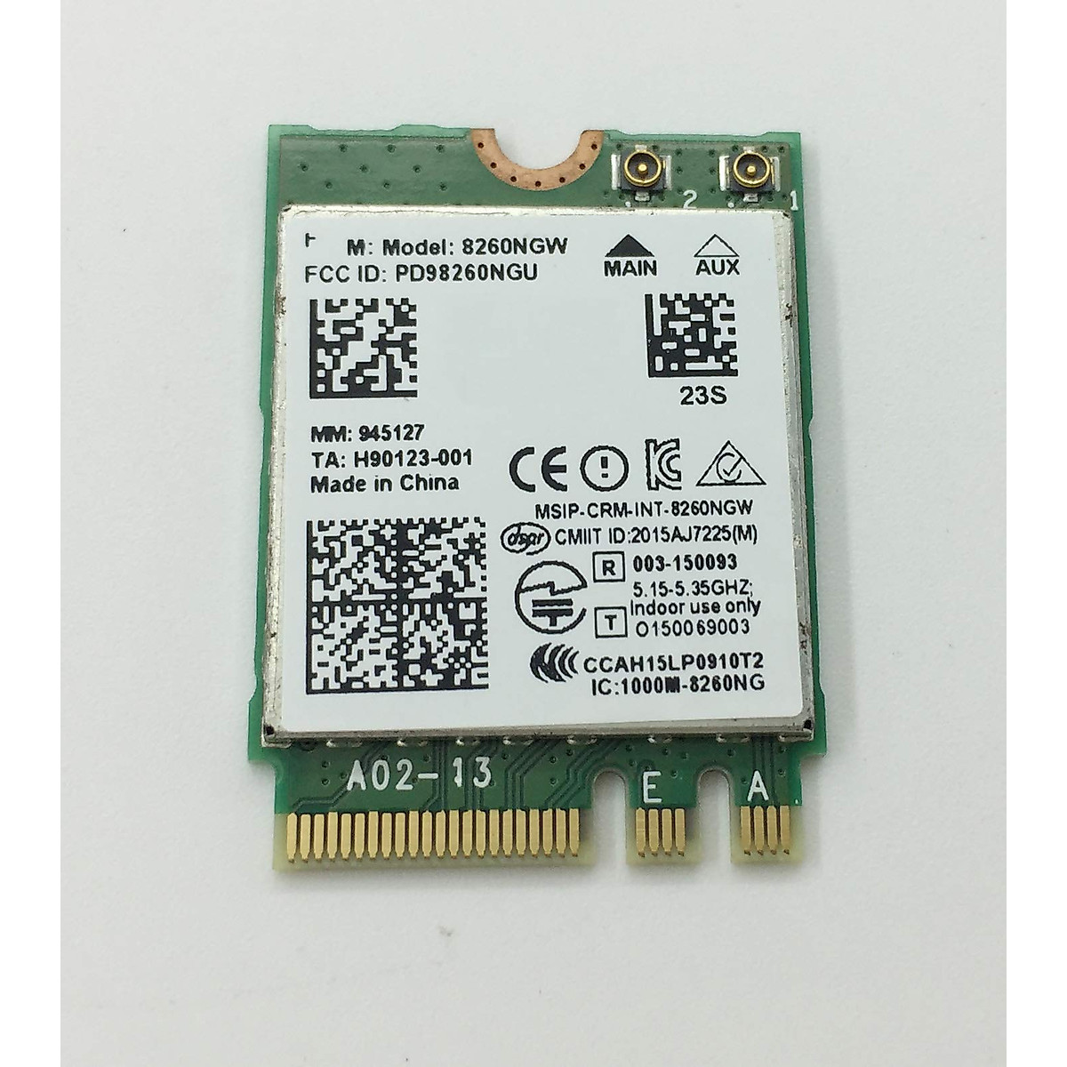 867Mbps Dual Band Wireless-AC 8260NGW WiFi Card for Dell Latitude 7275 E5270 E5450 E5570 E7270 E7470 Precision 3510 7510 M7510 08XG1T 0CNP0J 0KTTYN 5M4TC 8XG1T CNP0J 05M4TC 08XG1T 0CNP0J 8XG1T