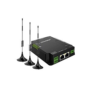 【Upgrade】 LINOVISION Industrial 4G LTE Router for AT&T, T-Mobile and Verizon, Support WiFi, Dual SIM Cards, RS485, DI/DO, Secure VPN Access, Cloud Management, Cellular Router for M2M/IOT Application