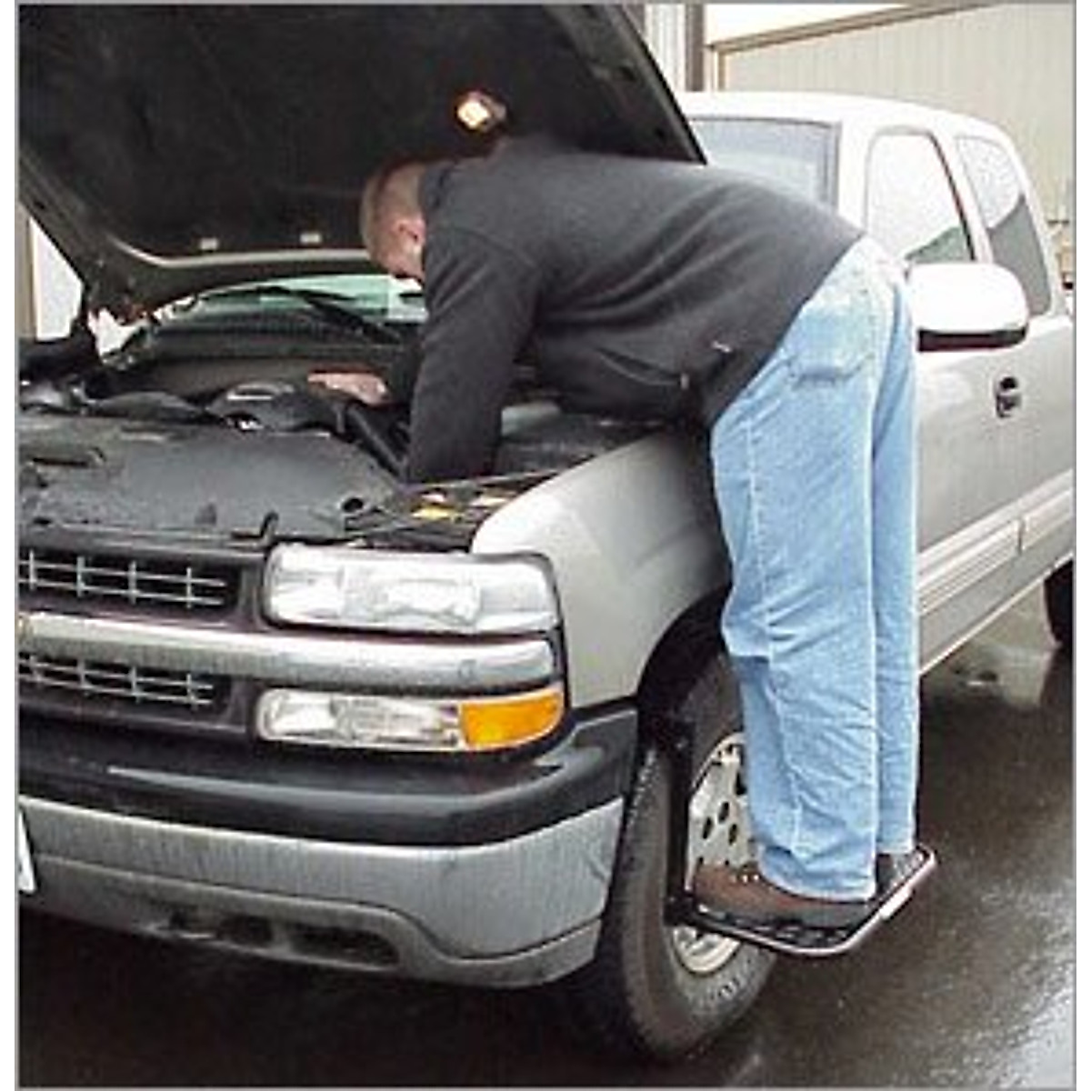 Heininger Hitchmate 4040 Black TireStep, 1 Pack